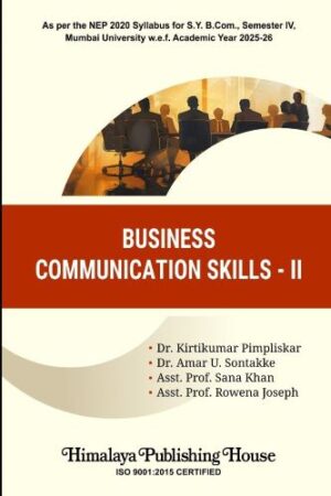 Business Communication Skills – II (Sem 4, BCom Mumbai Univ) – Himalaya ...